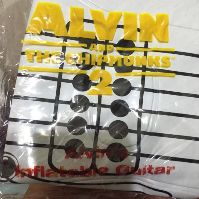 Inflatable Guitar Alvin Chipmunks 2, Babies & Kids, Going Out, Carriers ...