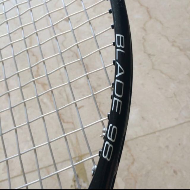 Wilson BLX Blade 98, Sports Equipment, Sports & Games, Racket & Ball ...