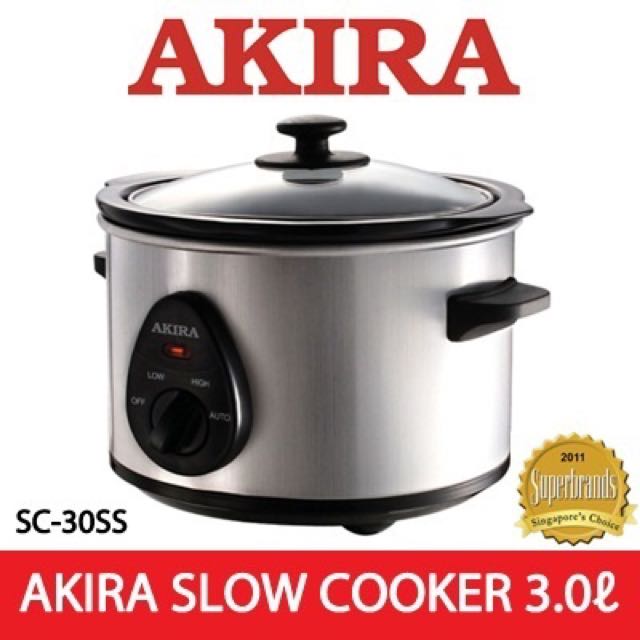 AKIRA SlowCooker, TV & Home Appliances, Kitchen Appliances, Cookers on ...