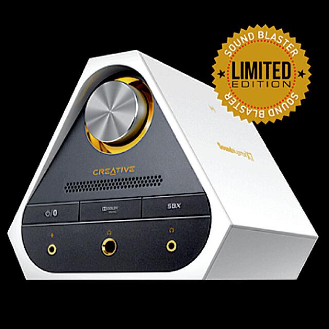 SOUND BLASTER X7 LIMITED EDITION (White) BrAND NEW SEALED INBOX ...
