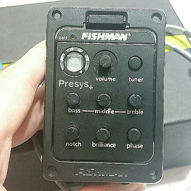 Fishman Presys+ Preamp( With Installation), Hobbies & Toys, Music ...
