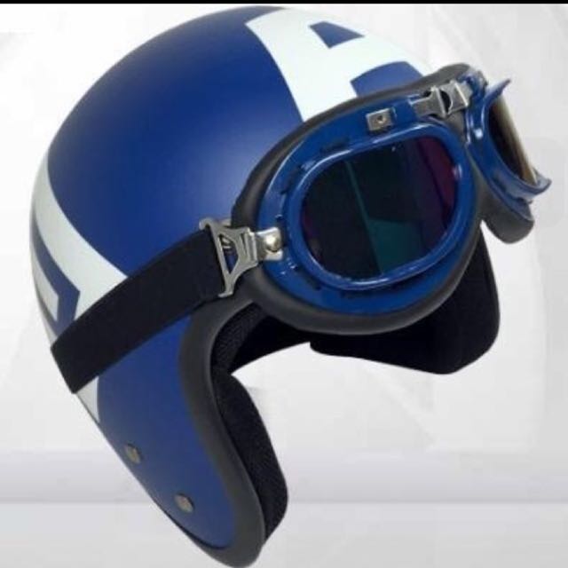Marvel Avengers Captain America motorcycle helmet, Hobbies & Toys, Toys ...