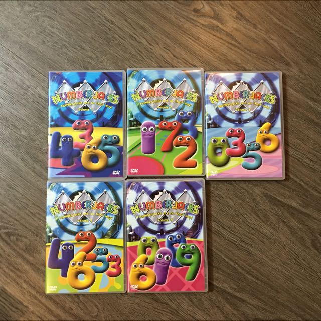 Numberjacks Volume 1-5, Hobbies & Toys, Toys & Games on Carousell