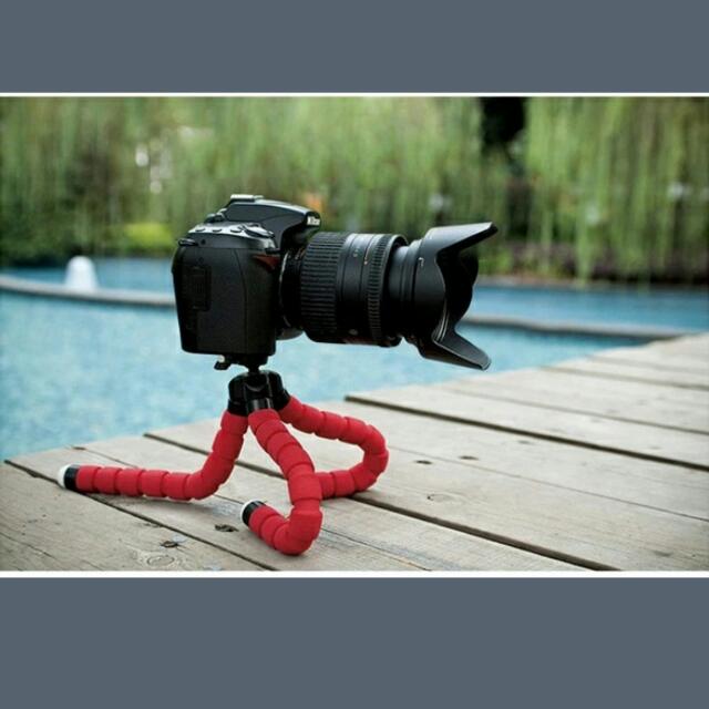 (PO) Flexible Adjustable Tripod Bracket Spider Mount Holder 360 Degrees ...
