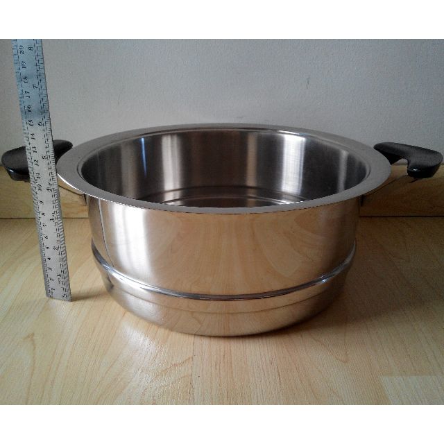 AMC, stainless steel 18-10 - Tray insert with 2 handles for steaming ...