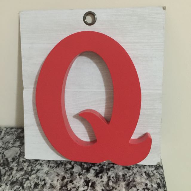 Letter Q From Typo, Everything Else on Carousell