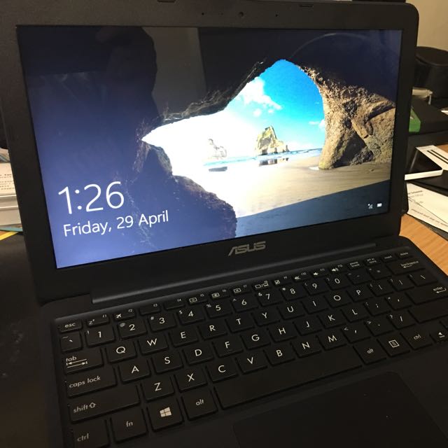 Asus E200H Laptop with Original Box and Warranty, Electronics on Carousell