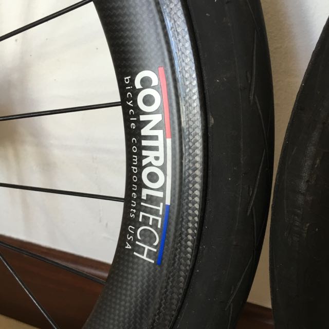 Control Tech Clincher 406 Series Full Carbon Wheelset, Sports Equipment ...
