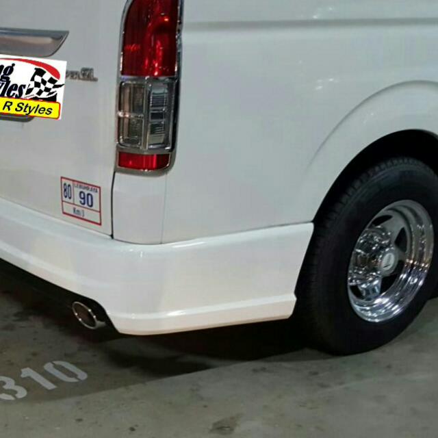Toyota Hiace Rear Full Bumper, Car Accessories, Accessories on Carousell