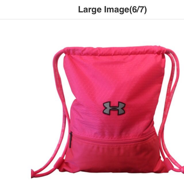 Armour Waterproof Drawstring Bag (Pink Color), Men's Fashion, Bags ...
