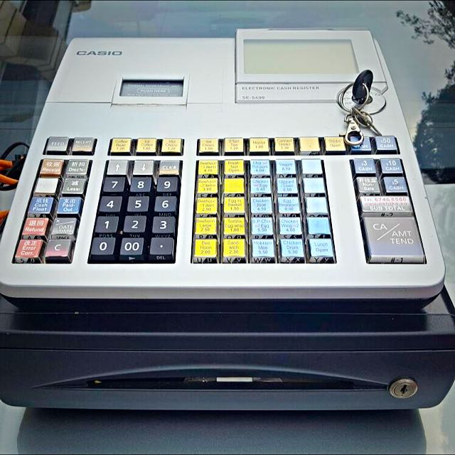 Casio Electronic Cash register. Cashier Machine. SE-S400, Everything ...