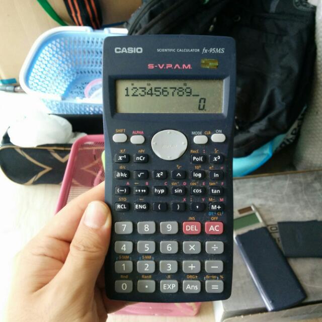 Casio Scientific Calculator FX-95MS, Health & Nutrition, Health Monitors & Weighing Scales on ...
