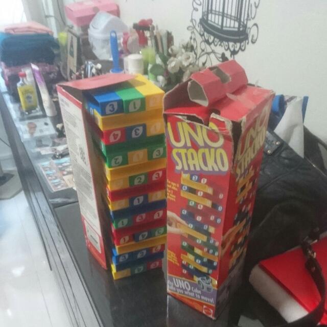 UNO STACKO, Hobbies & Toys, Toys & Games on Carousell