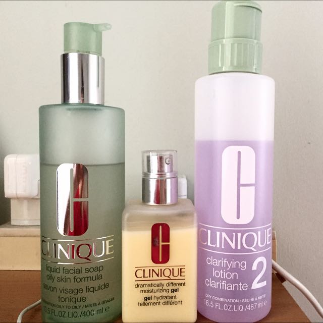 Clinique 3-step Skin Care Routine, Beauty & Personal Care, Face, Face ...