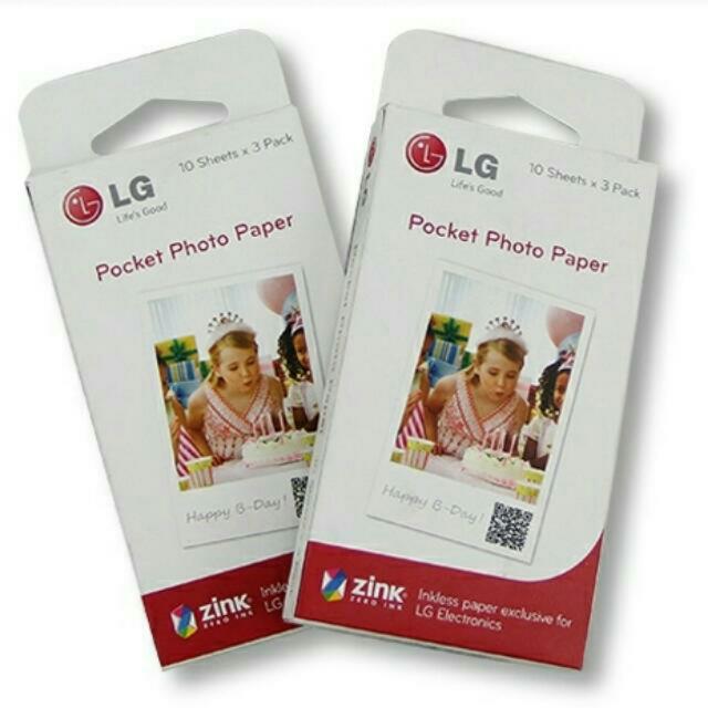 OOS!! LG Pocket Photo Zink Paper, Mobile Phones & Gadgets, Mobile ...