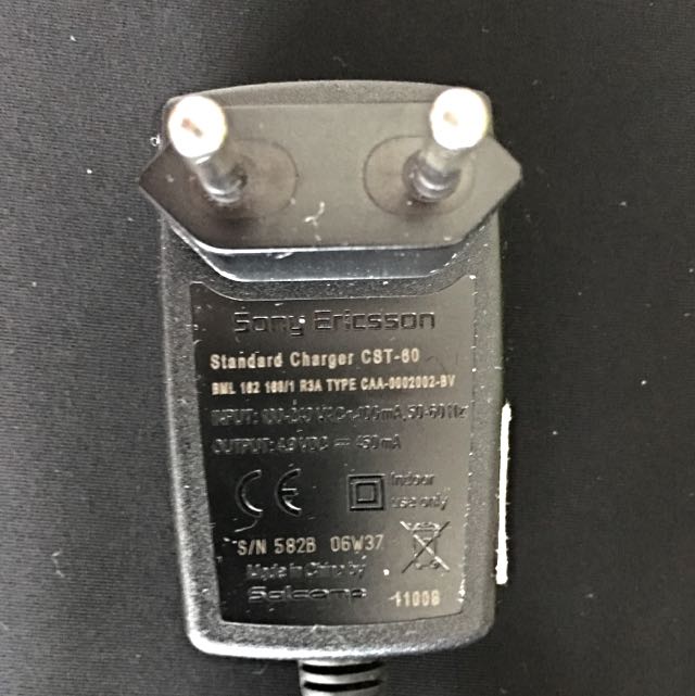 Sony Ericsson Power Adapter ~ CST-60, Computers & Tech, Parts ...