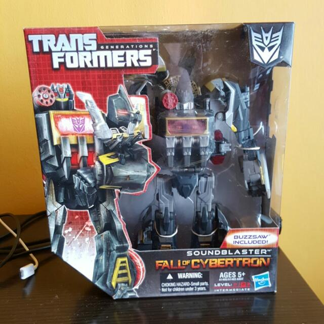 Transformers Generations Decepticon Soundblaster MISB, Hobbies & Toys ...