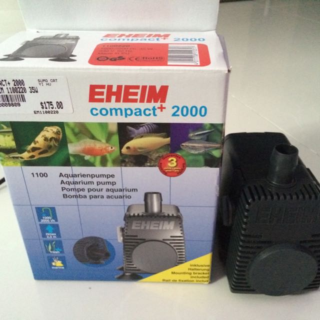 Eheim Compact+ 2000 Pump, Pet Supplies, Homes & Other Pet Accessories ...