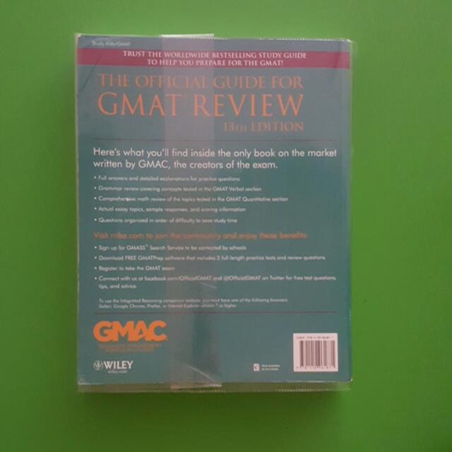 GMAT Official Guidebook, Hobbies & Toys, Books & Magazines, Textbooks ...