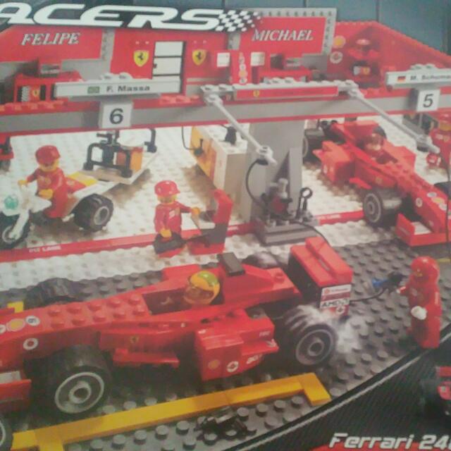 Lego Ferrari Racers F1 Team 8144, Hobbies & Toys, Toys & Games on Carousell
