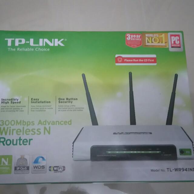 Tplink Wireless N Router Computers Tech Parts Accessories Networking On Carousell