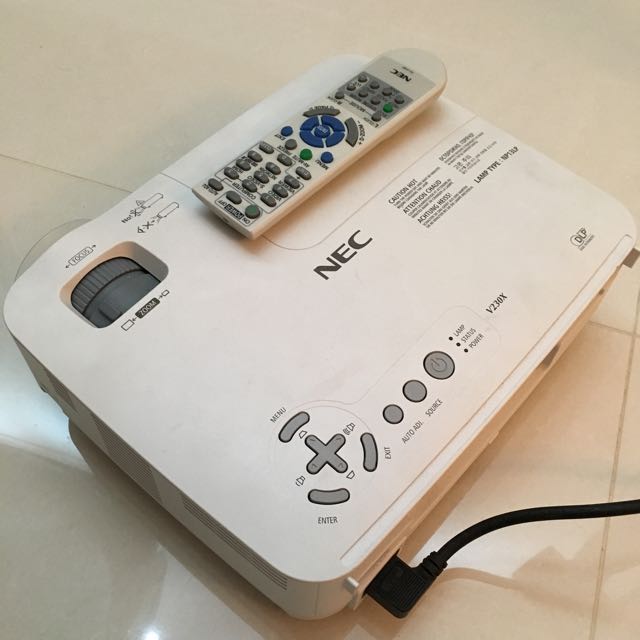 NEC V230X Portable Projector (2.5kg), Health & Nutrition, Health ...