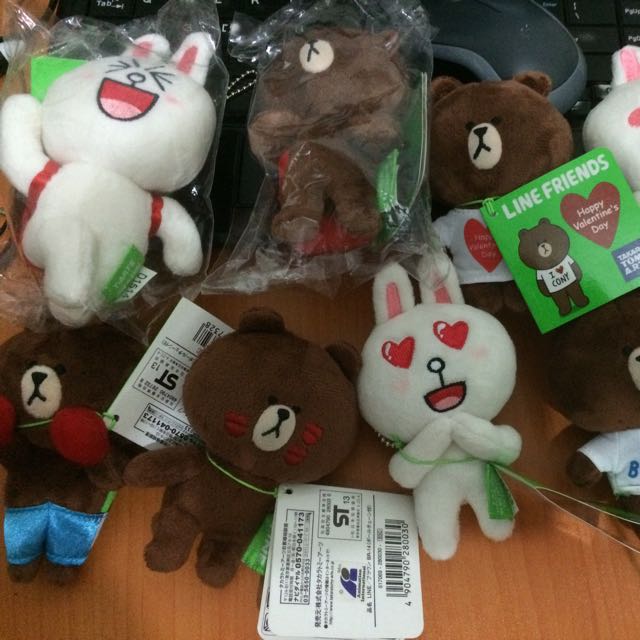 Brown And Cony Keychain/Strips, Hobbies & Toys, Toys & Games on Carousell