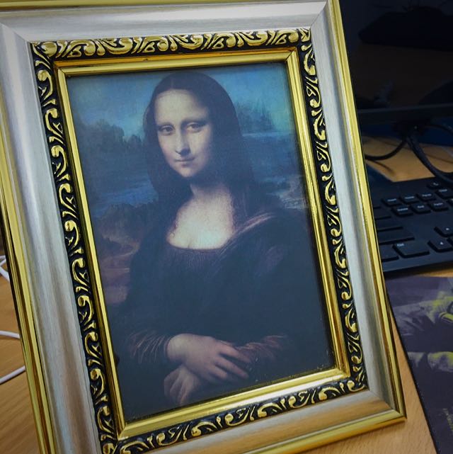 Face Changing Mona Lisa With Photo Frame, Hobbies & Toys, Memorabilia ...