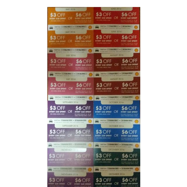 shell discount voucher, Tickets & Vouchers, Vouchers on Carousell
