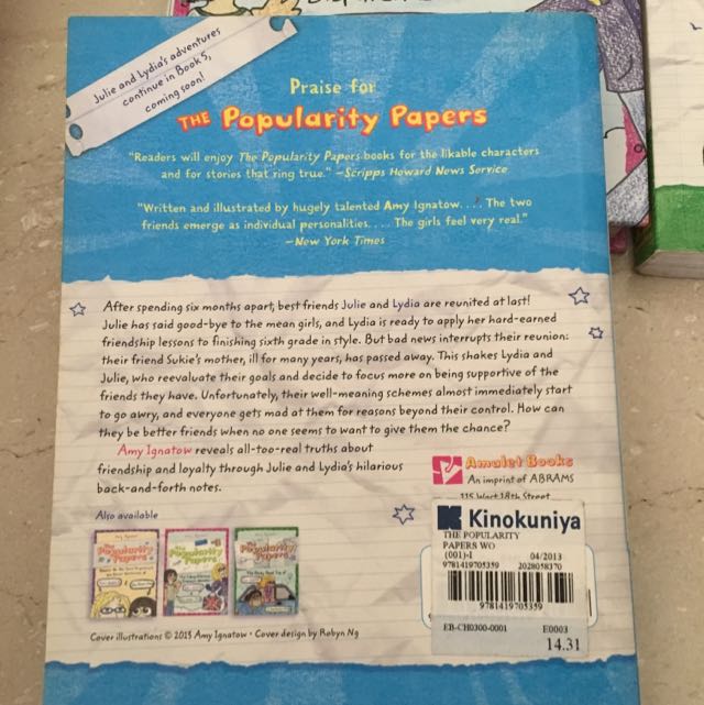 The Popularity Papers, Hobbies & Toys, Books & Magazines, Assessment ...