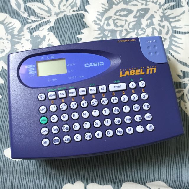 casio label機, 電腦＆科技, 打印機及影印機 - Carousell