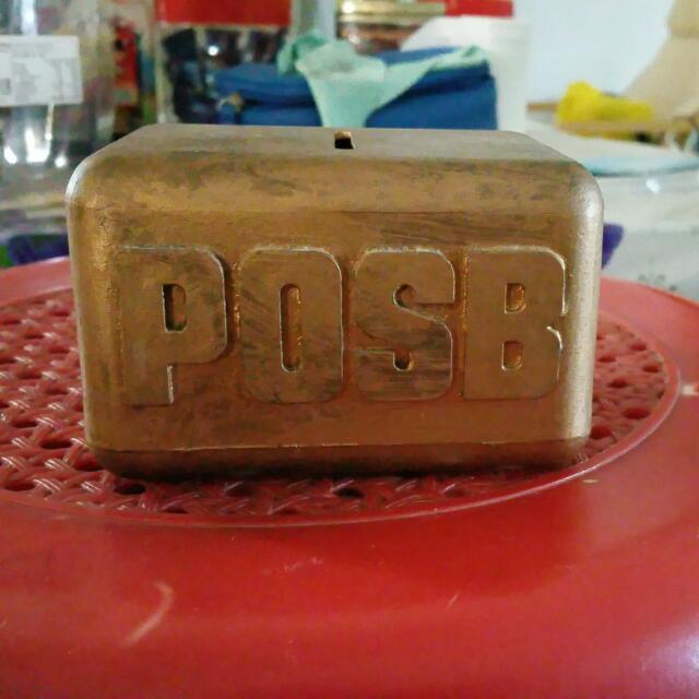 Posb Box Shape Coin Bank, Hobbies & Toys, Memorabilia & Collectibles ...