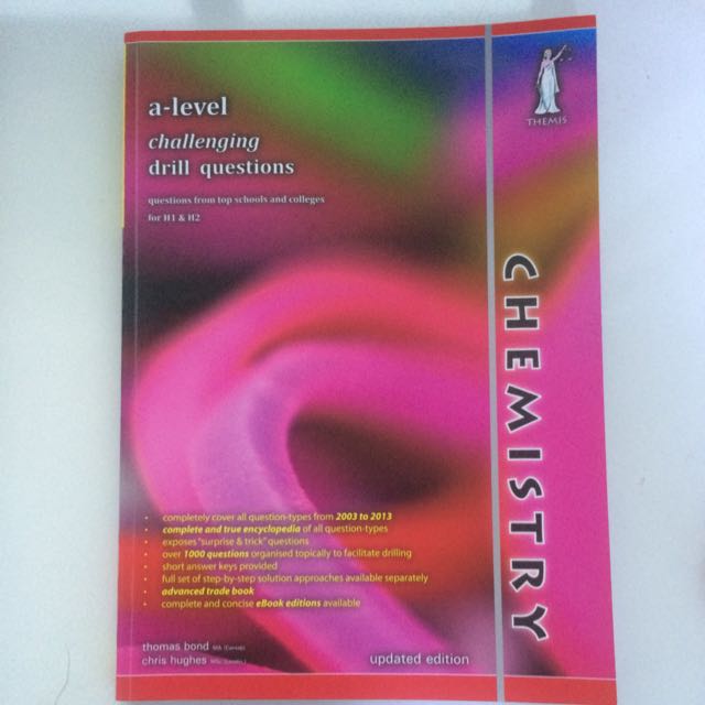 H2 Chemistry Challenging Drill Questions, Hobbies & Toys, Books ...