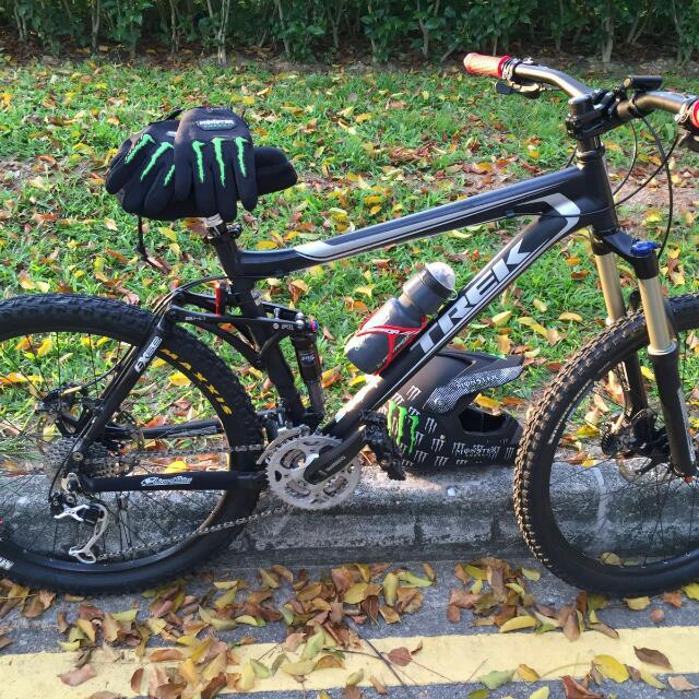 Mountain Bike/FullMask/Gloves - Trek Fuel Ex6 (Full Suspension) with ...