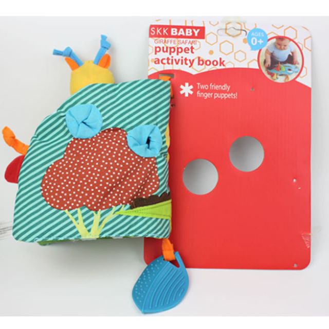 SKK Baby Giraffe Safari Puppet Activity Book, Babies & Kids on Carousell