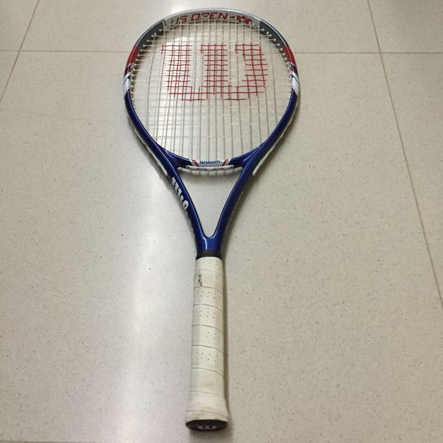 Wilson US Open Tennis Racket, Sports Equipment, Sports & Games, Racket ...