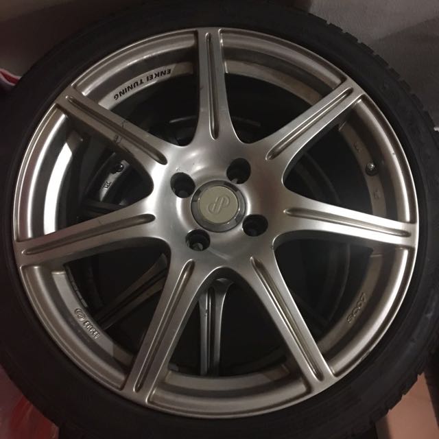 17 Inch Enkei Rim, Car Accessories on Carousell