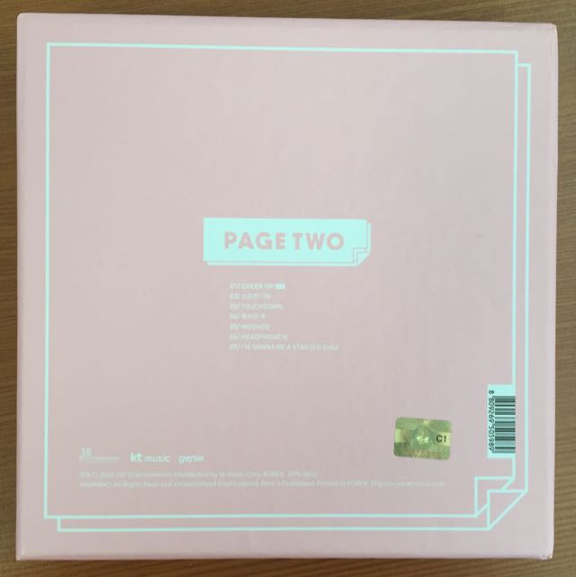 Twice Page Two Album (Pink Edition) Official, Hobbies & Toys ...
