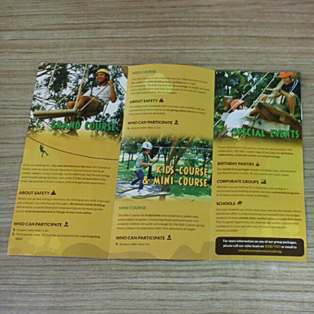 1-for-1 Forest Adventure Tree Top Course Ticket, Tickets & Vouchers ...