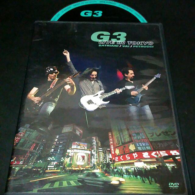 G3 Satriani / Vai / Petrucci Live In Tokyo Dvd Rock/guitar, Hobbies ...
