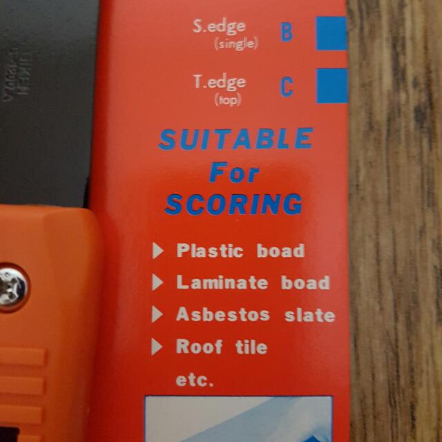 Giken Double Tungsten Carbide Tipped Edge Cutter, Furniture & Home ...