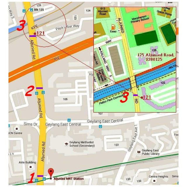 How to get to my void deck from aljunied mrt station ( map 1 & 2 ...