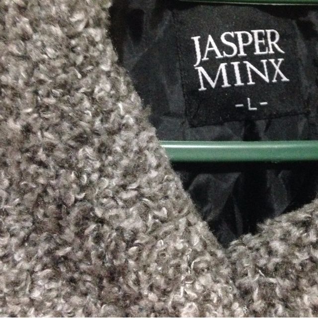 JASPER MINX woolly grey trench coat preloved, Women's Fashion, Coats ...