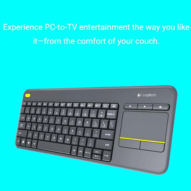 Logitech K400 Plus HTPC Keyboard, Computers & Tech, Parts & Accessories ...