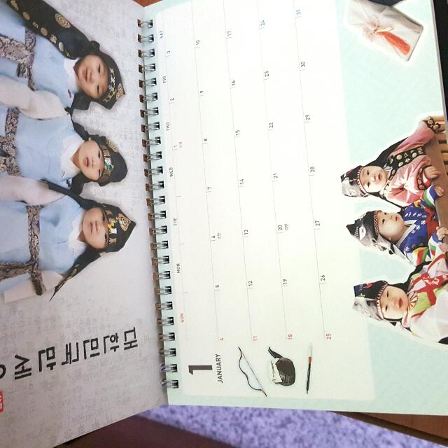 Official Song Triplets Calendar 2015 Daehan Minguk Manse Song Ilgook ...