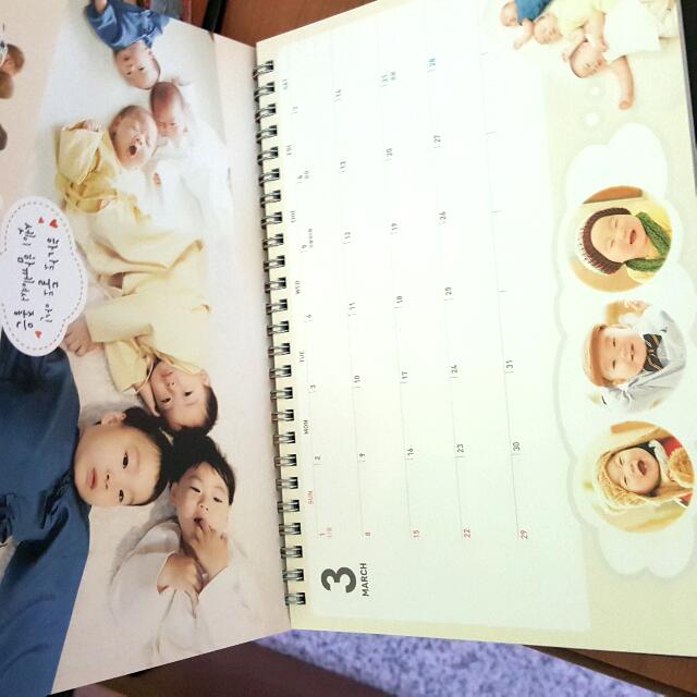 Official Song Triplets Calendar 2015 Daehan Minguk Manse Song Ilgook ...