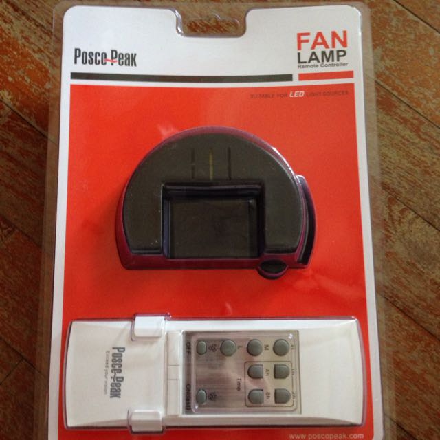 Posco peak Ceiling Fan Remote ( U-shape ), Furniture & Home Living ...