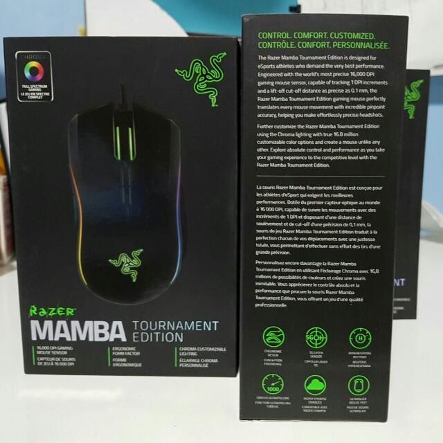 RAZER MAMBA TOURNAMENT EDITION, Hobbies & Toys, Toys & Games on Carousell