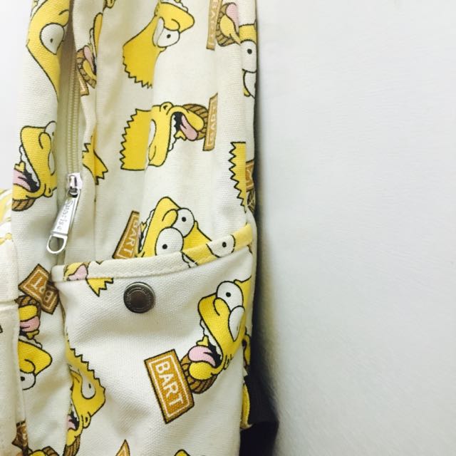 Simpsons backpack, Women's Fashion, Bags & Wallets, Backpacks on Carousell