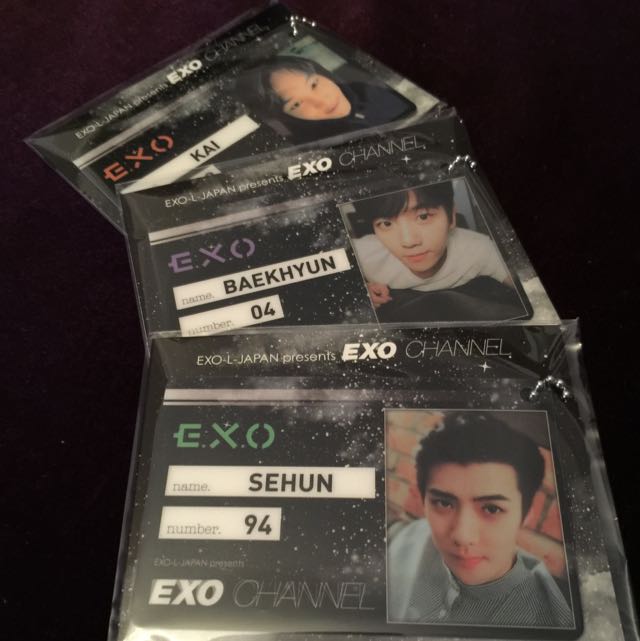 [Trade] EXO L Japan EXO Channel ID Card, Hobbies & Toys, Memorabilia & Collectibles, K-Wave on ...